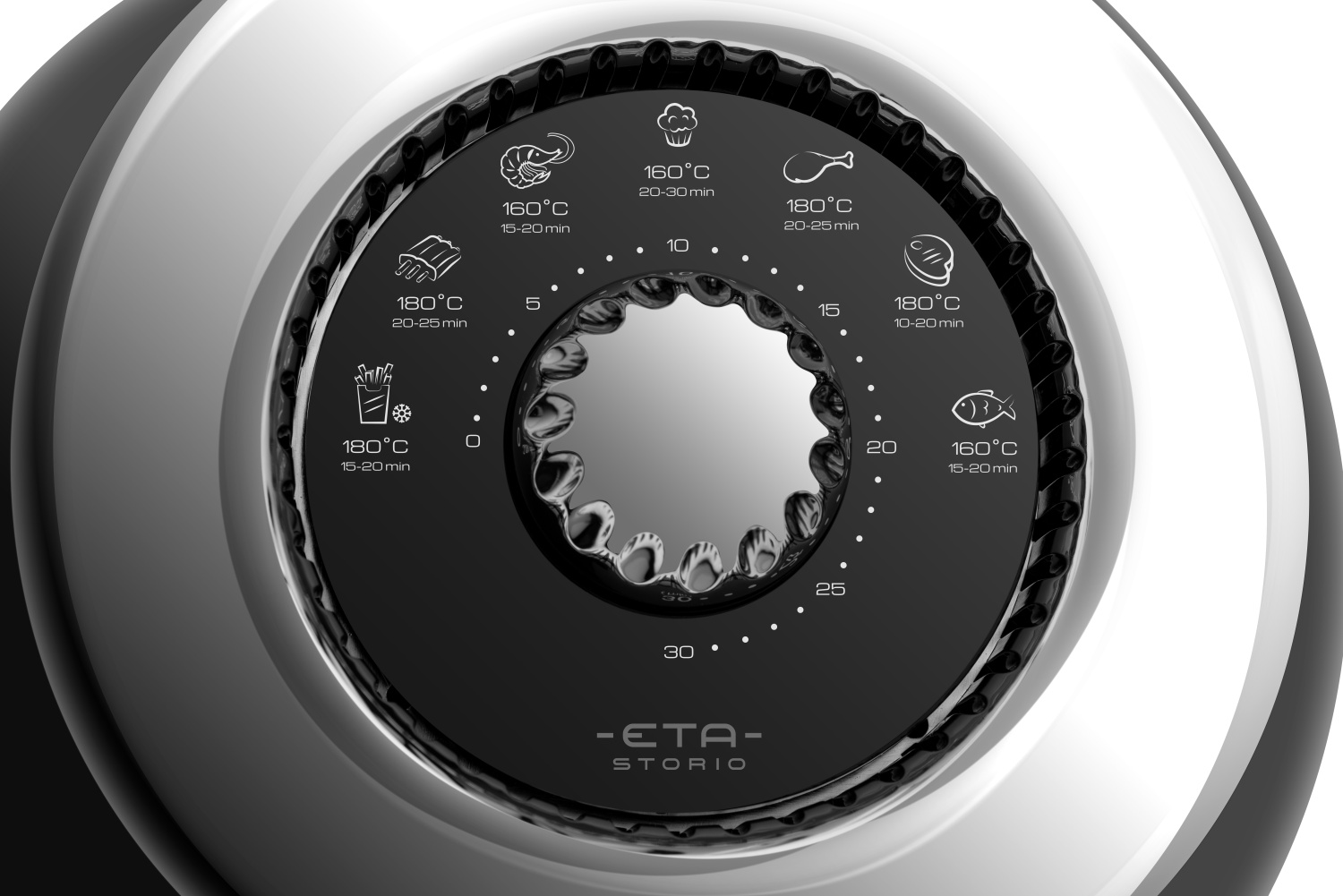 Fritéza horkovzdušná ETA Storio 6172 90020 černá | Eshop ETA