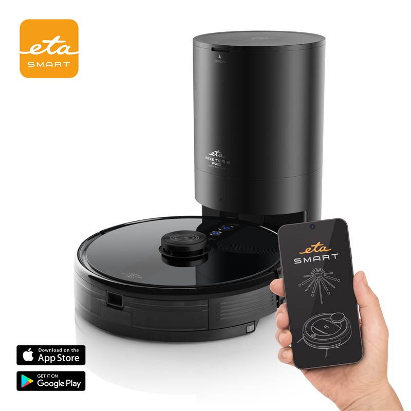 Robotický vysavač ETA Master 2 PRO 6229 90000 černý | Eshop ETA