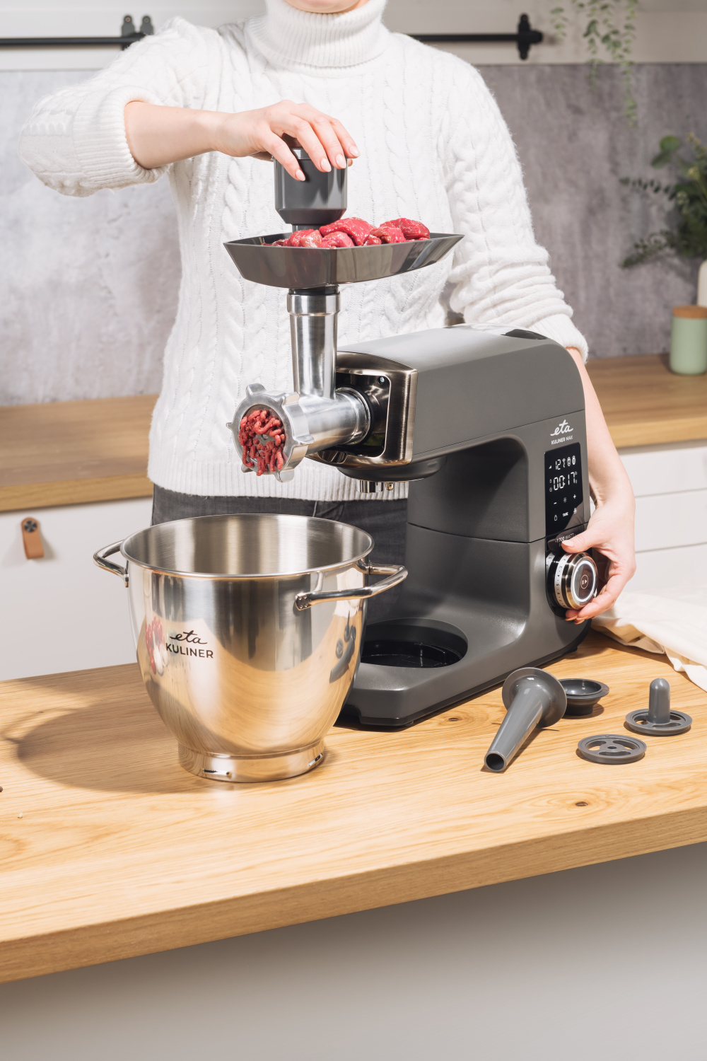 Kuchyňský robot ETA Gratus Kuliner II Max 2038 90010 šedý | Eshop ETA