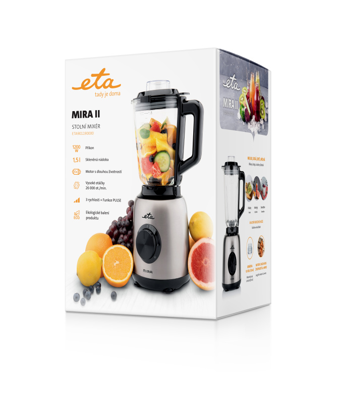 Stolní mixér ETA Mira 9011 90000 černý/nerez | Eshop ETA