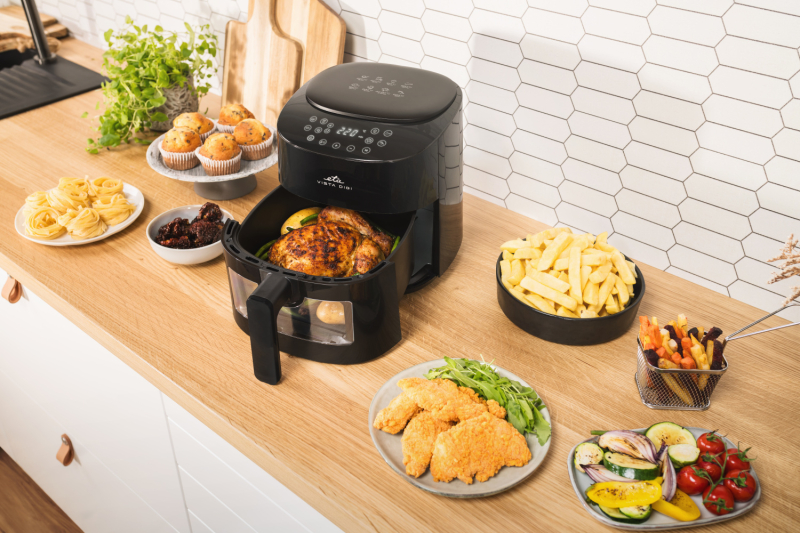 Fritéza horkovzdušná ETA Vista Digi 1168 90000 černá | Eshop ETA