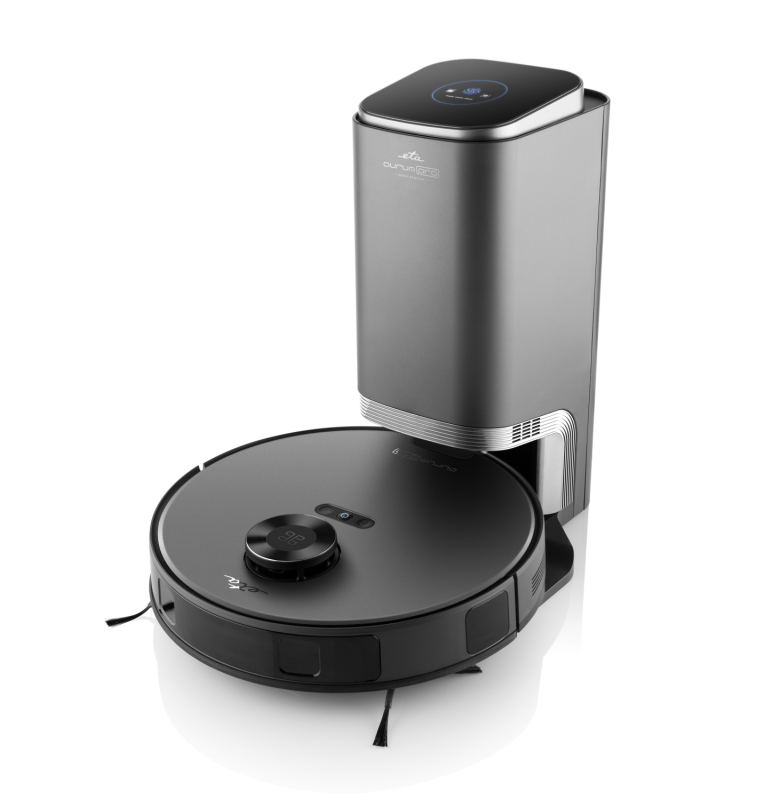 Robotický vysavač ETA Aurum PRO 6241 90000 3D Laser s odsávací stanicí šedý | Eshop ETA